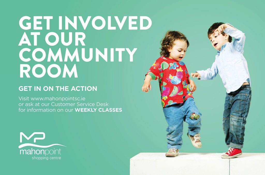 Community Room External Sign | Mahon Point Shopping Centre