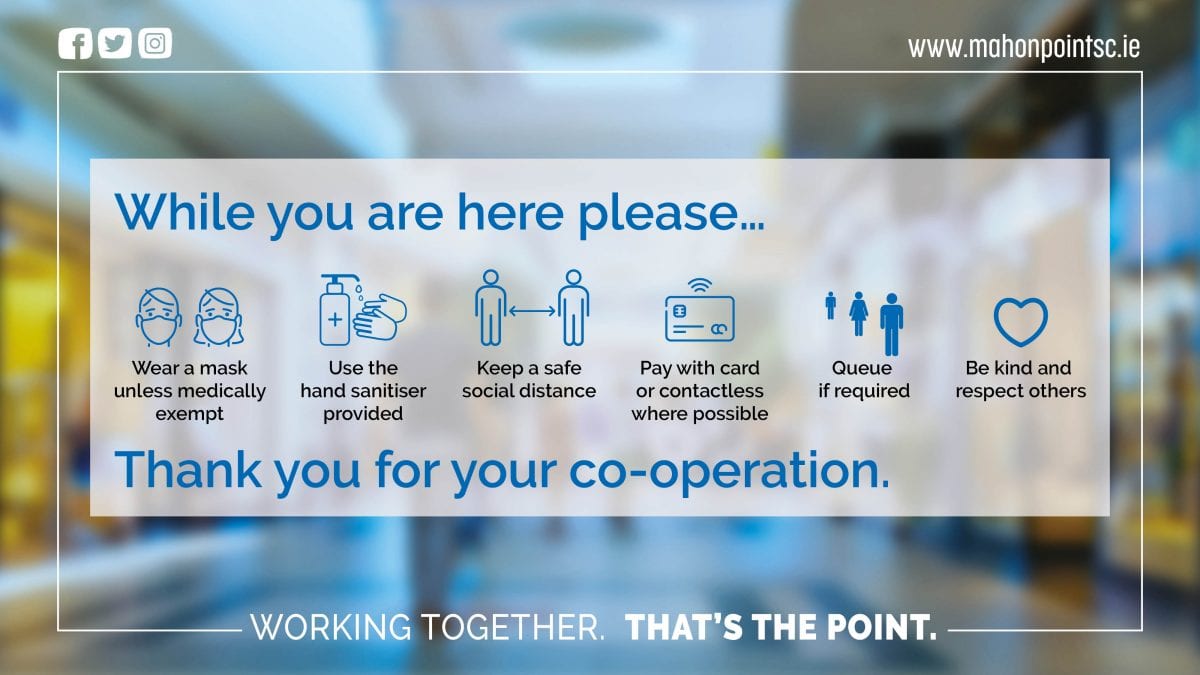 Thank You and Welcome Back! | Mahon Point Shopping Centre