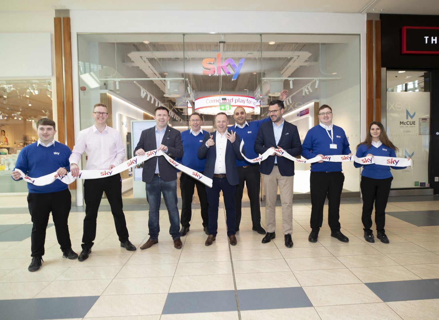 Sky opens flagship store | Mahon Point Shopping Centre