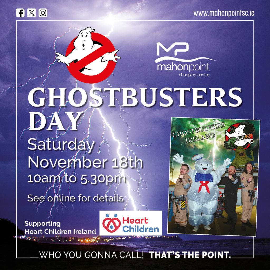 Ghostbusters Day November 18th | Mahon Point Shopping Centre