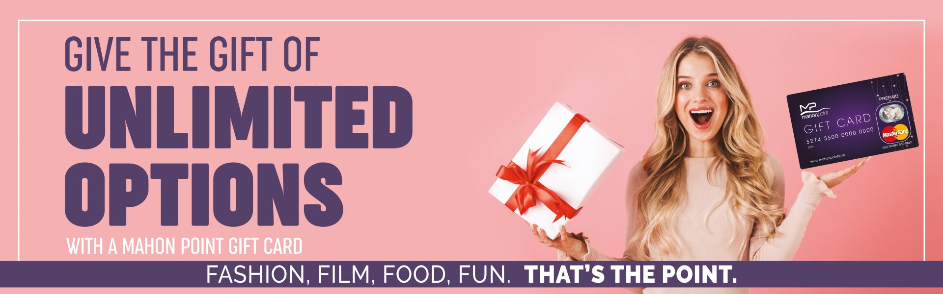 MAHON POINT 231557 Web Banner Gift Ideas | Mahon Point Shopping Centre